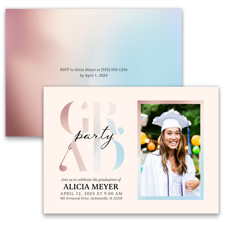 Chic Gradient Card | Cards & Stationery | Sam's Club Photos ...