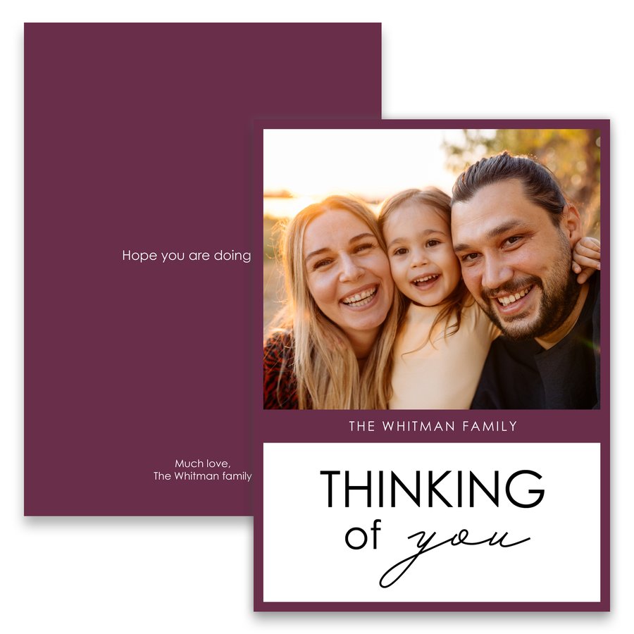 Purple Family Card | Product card