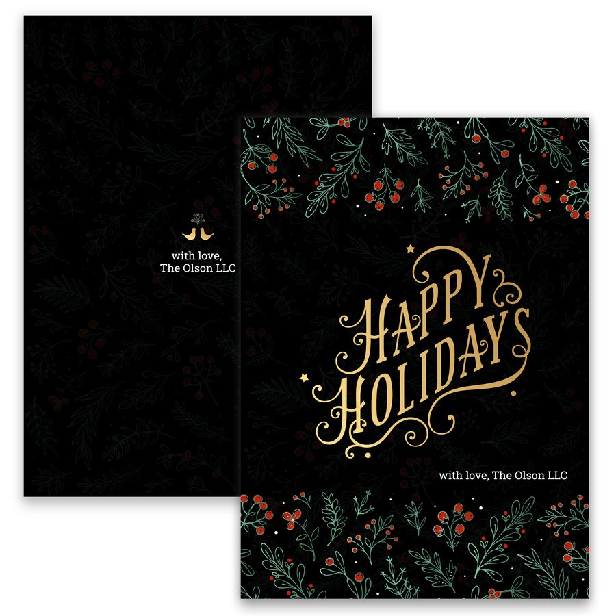 Doodled Holly Card | Product card