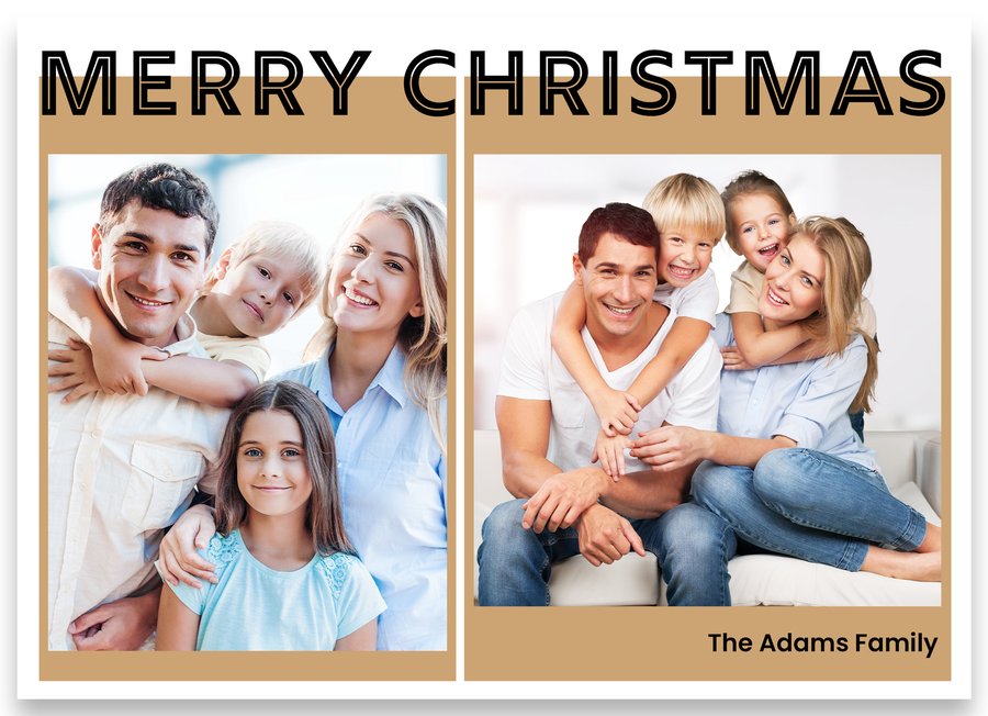 Brown Christmas Card | Product card
