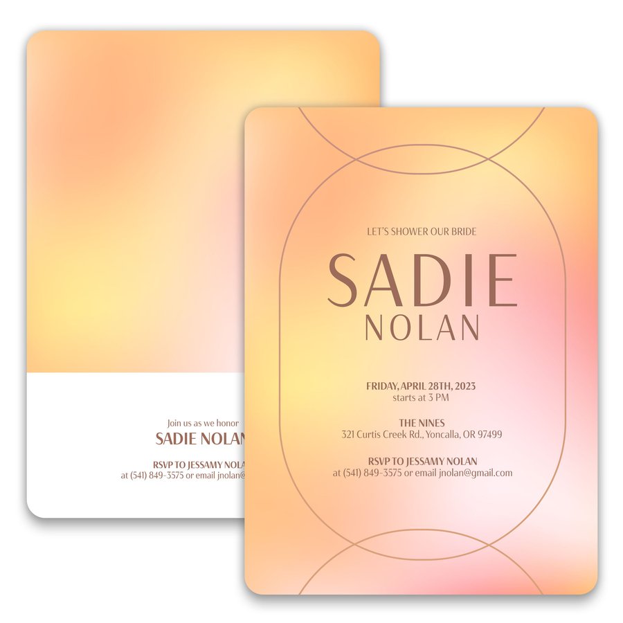 Showered Gradients Card | Product card