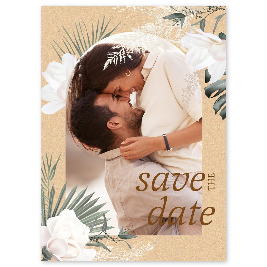 Boho Chic Date Card | Product card