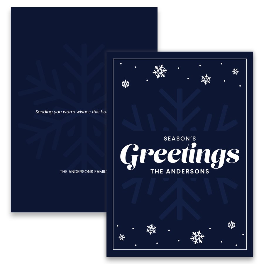 Snow Greetings Card | Product card