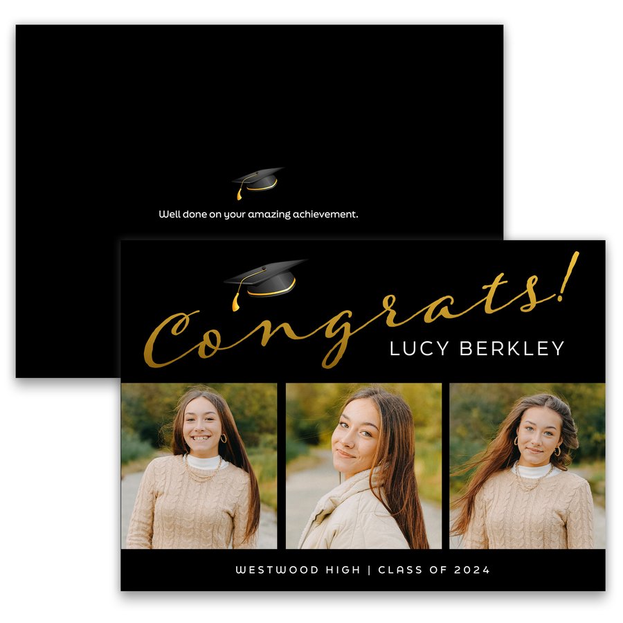 Congrats Black Card | Cards & Stationery | Sam's Club Photos ...
