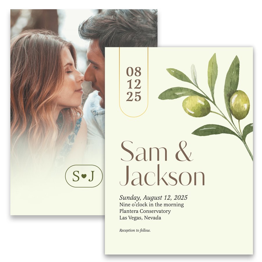 Plain Leaf Invitations Card | Cards & Stationery | Sam's Club Photos ...