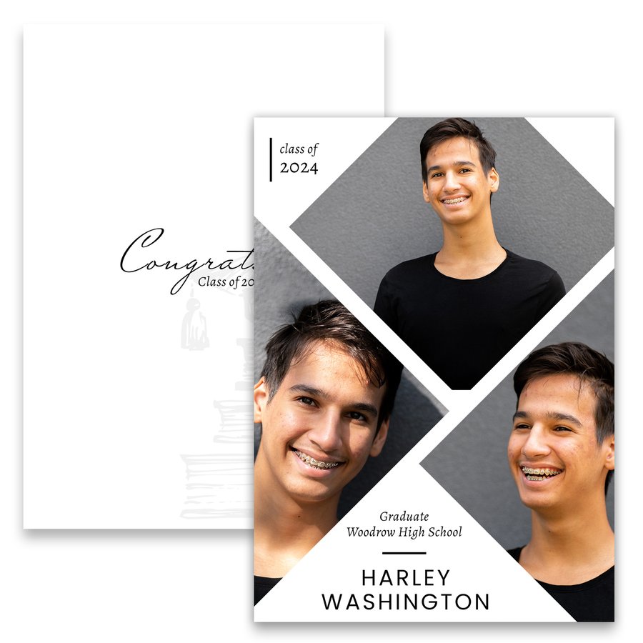 Rhombus Frames Card | Cards & Stationery | Sam's Club Photos ...