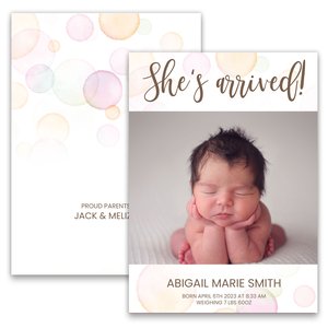 Pastel Stains Card | Product card