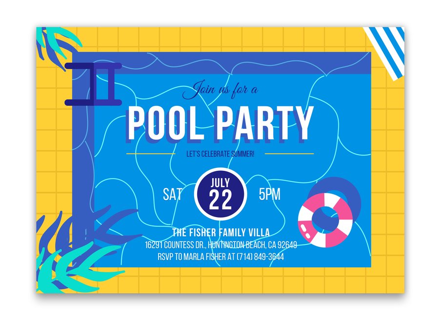 Pool Party Card | Product card