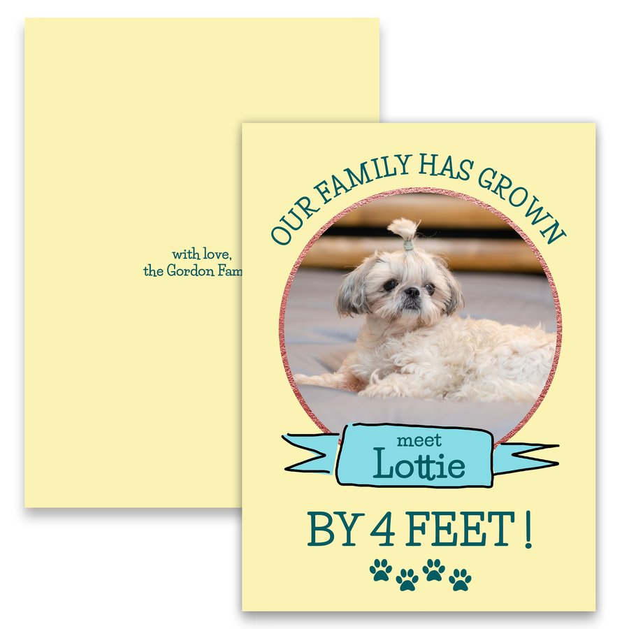 Four Feet Card | Cards & Stationery | Sam's Club Photos & Customization ...