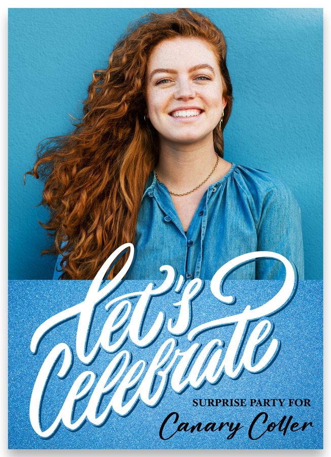 Lovely Blue Card | Product card