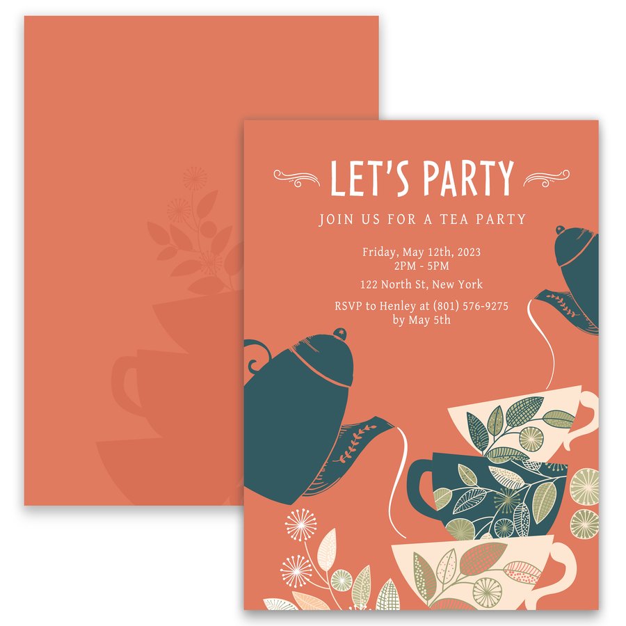 Tea Time Card | Product card