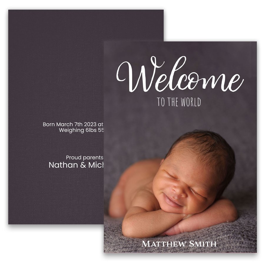 Welcome Child Card | Cards & Stationery | Sam's Club Photos ...