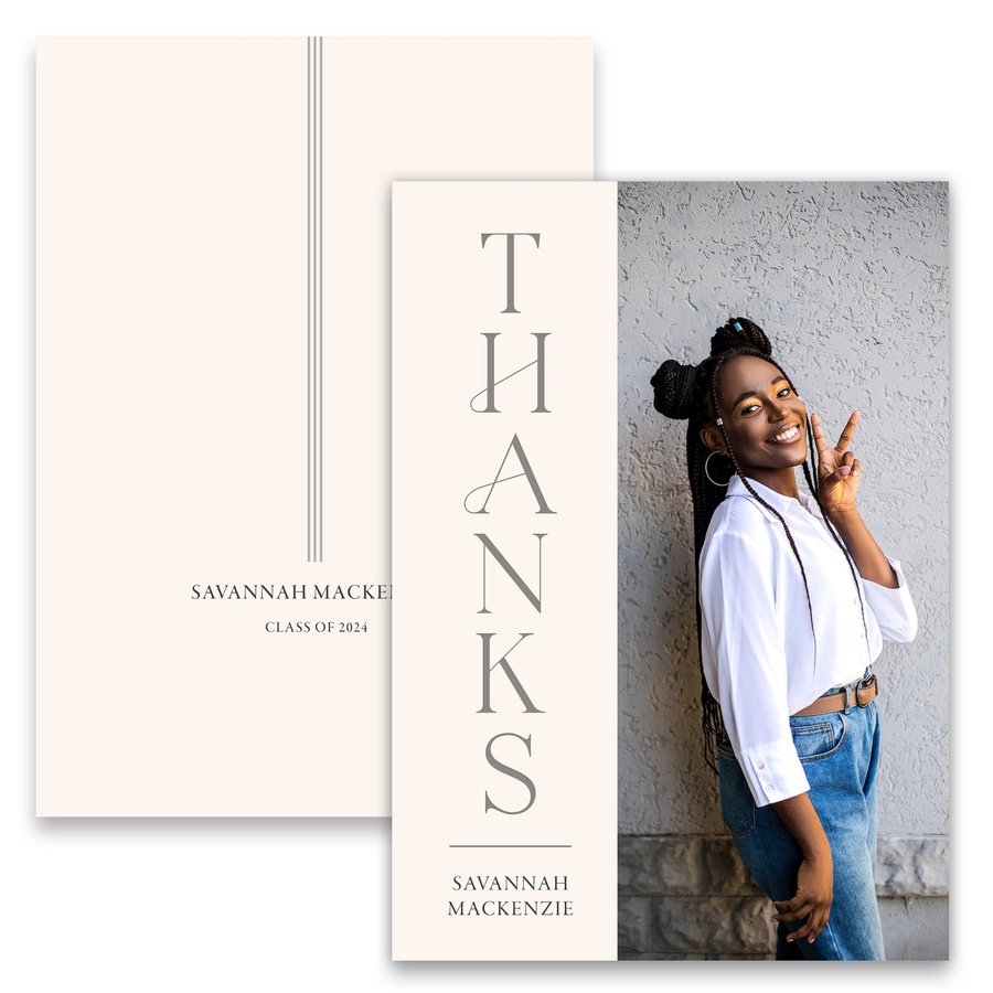 Stylish Thanks Card | Cards & Stationery | Sam's Club Photos ...