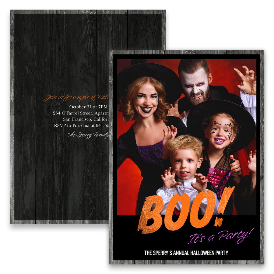 Wooden Boo Card | Product card