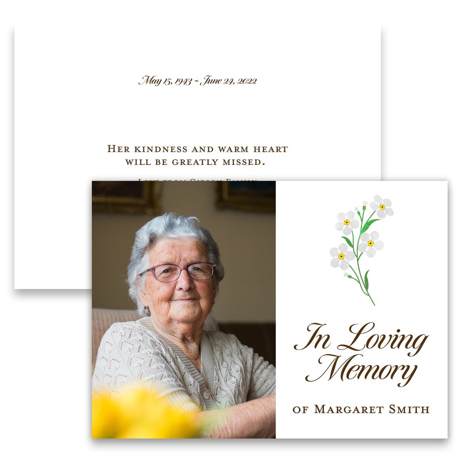 Memory Flower Card | Product card